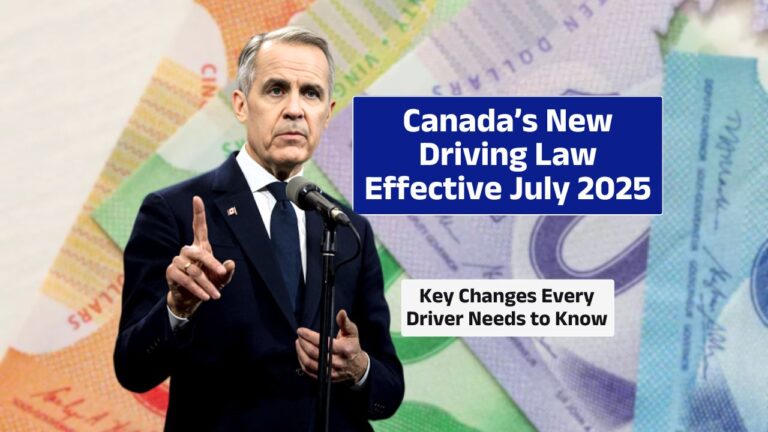 Canada’s New Driving Law Effective July 2025 - Key Changes Every Driver ...