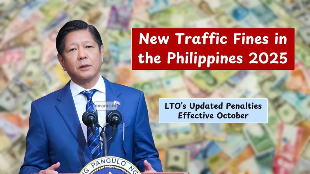 New Traffic Fines in the Philippines 2025 - LTO’s Updated Penalties ...